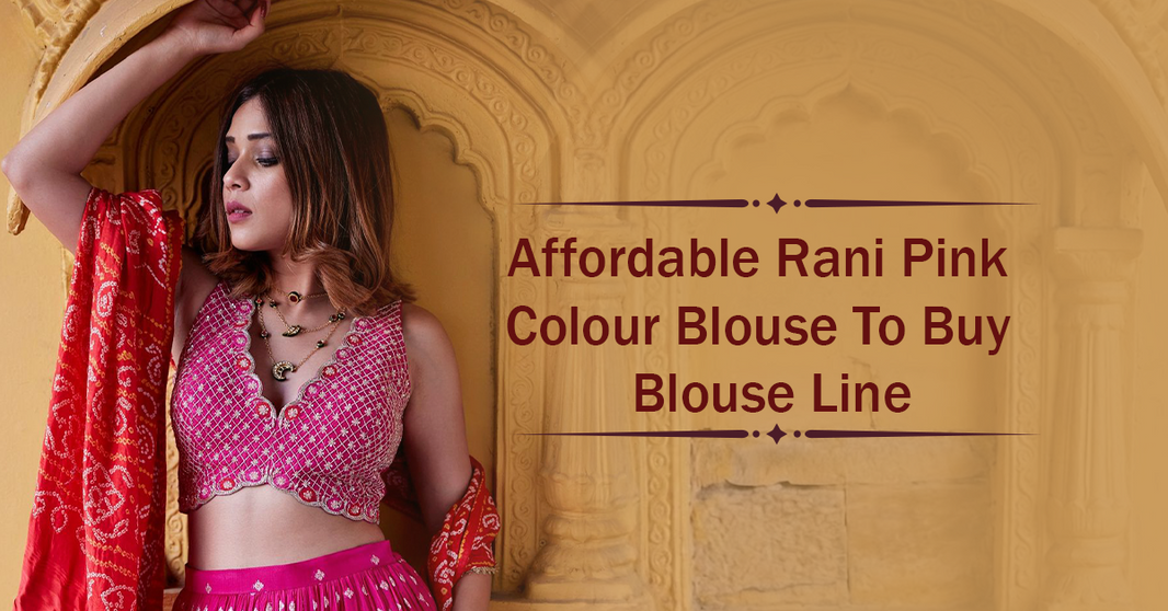 Affordable Rani Pink Blouse for Sarees | Latest Designs Online – Blouseline